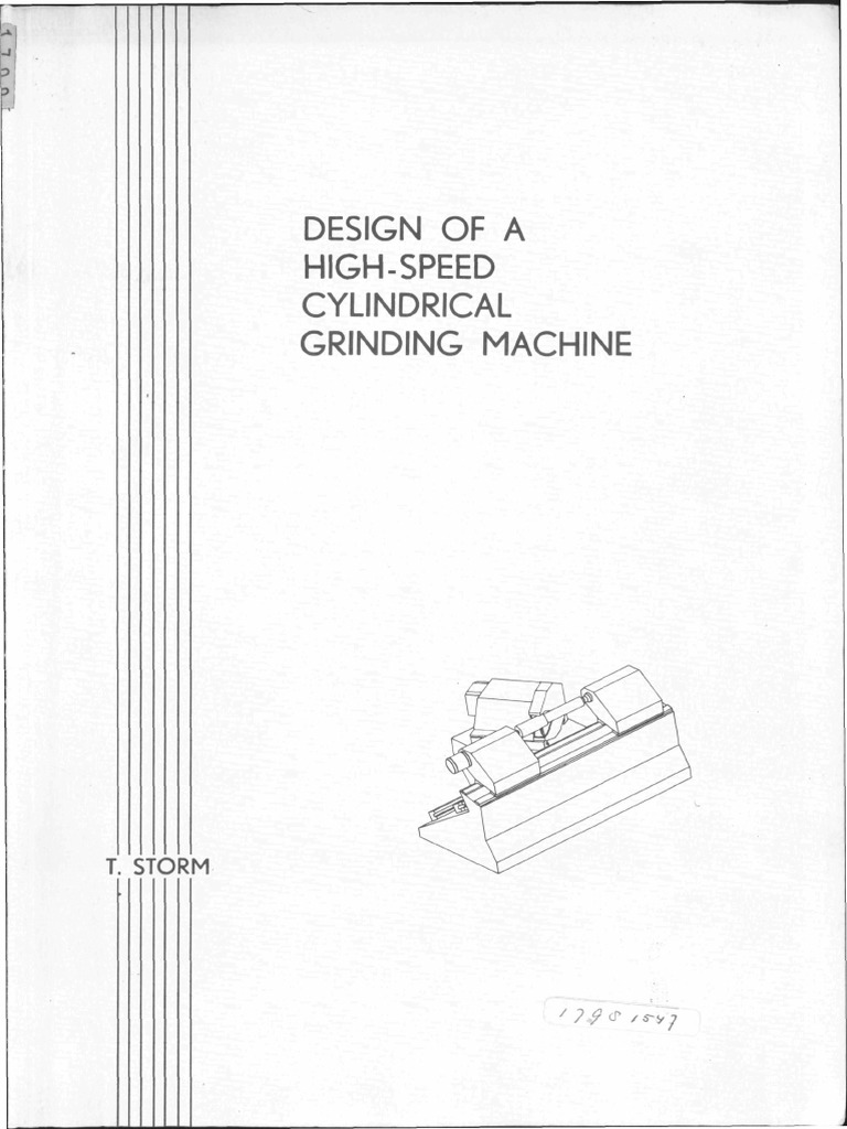 Design of a High Speed Grinding Machine | PDF | Grinding (Abrasive ...