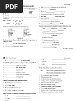 Ejercicios de Verbos para 4° Primaria | PDF