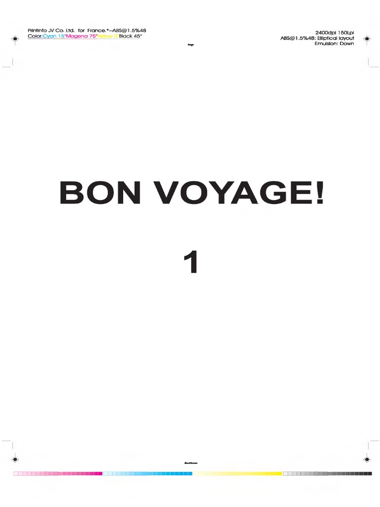 Bon Voyage | PDF | Magenta | Graphic Design