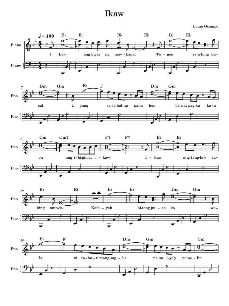 Ikaw Louie Ocampo Ikaw by Louie Ocampo | PDF