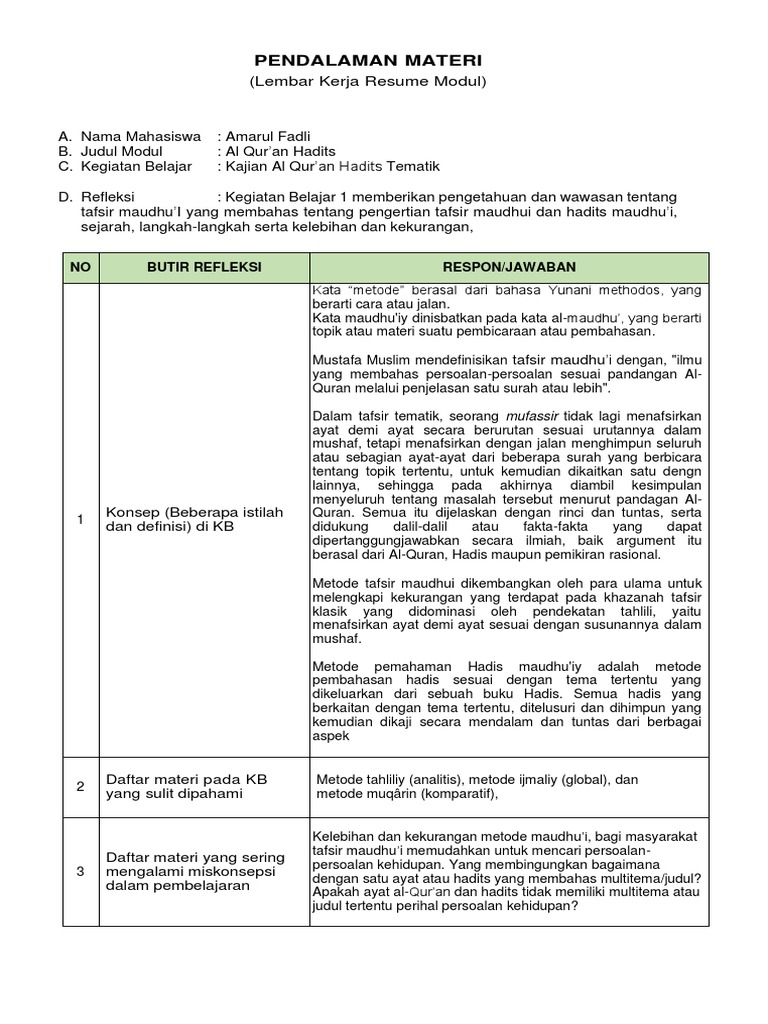 LK - Resume Pendalaman Materi PPG 2022 Kb1 | PDF | Filsafat | Seni & Disiplin Bahasa