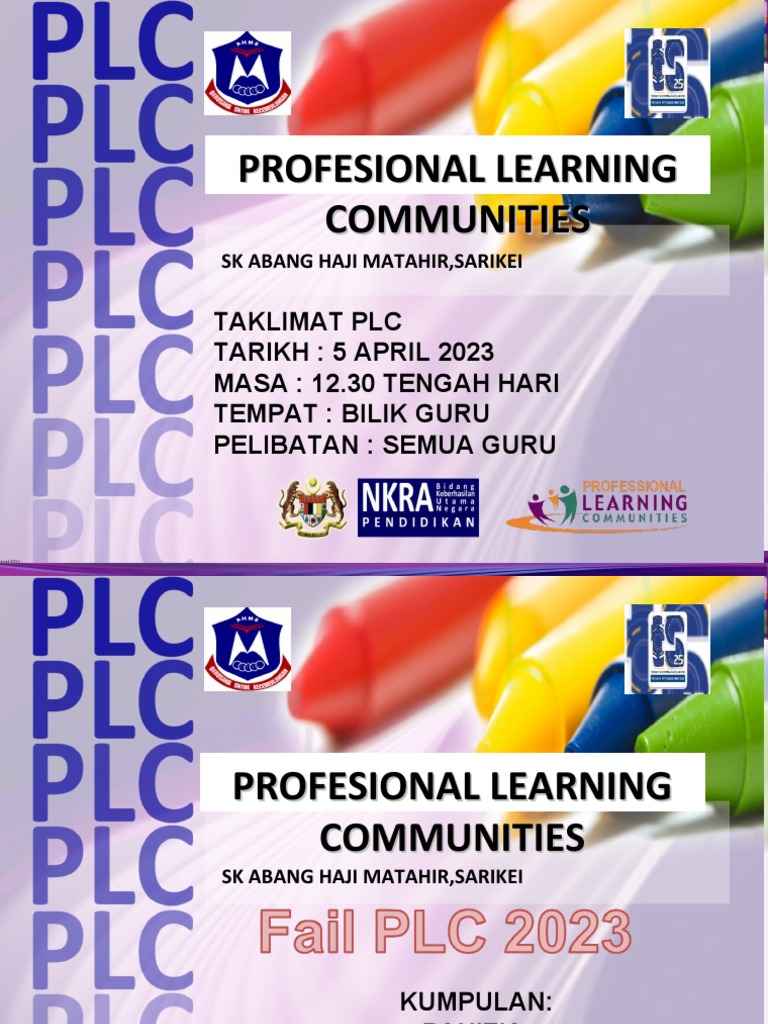 TAKLIMAT PLC 2023 (Autosaved) | PDF