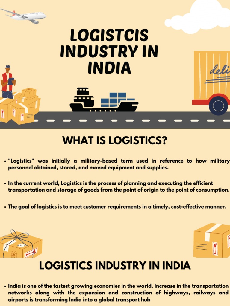 Indian Logistics Industry | PDF | Logistics | Economies