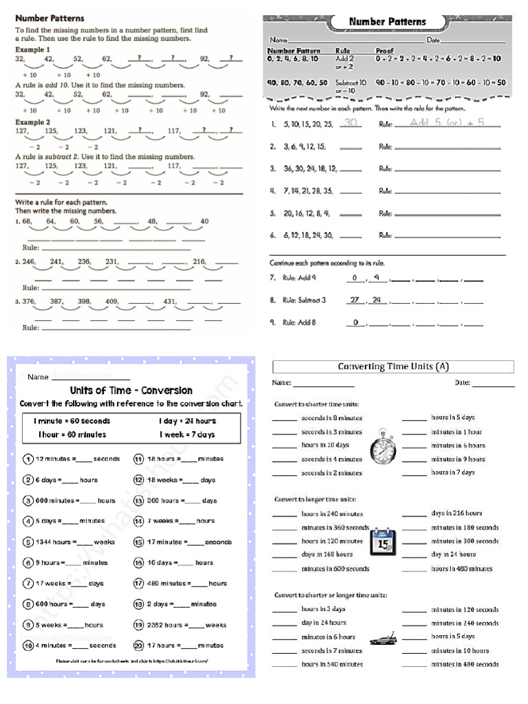 Conversion of Time | PDF