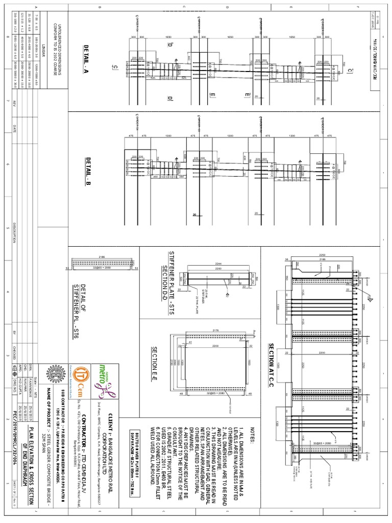 BMRCL 32M 004 | PDF | Structural Engineering | Civil Engineering