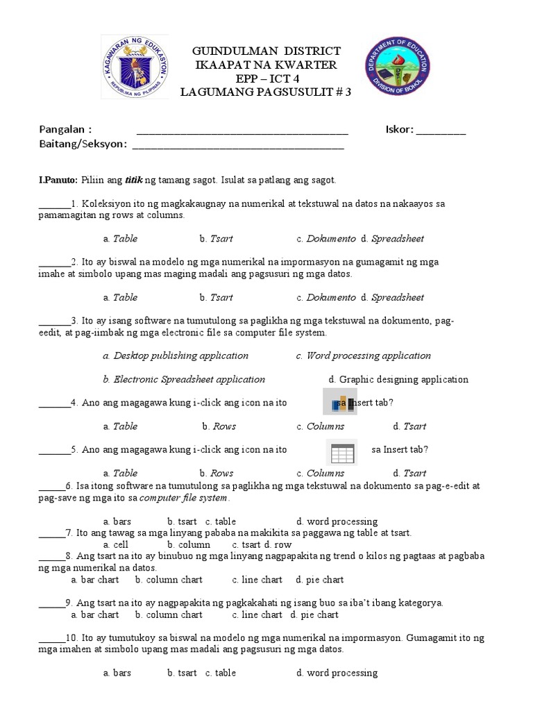 3rd Summative EPP NEW NORMAL | PDF