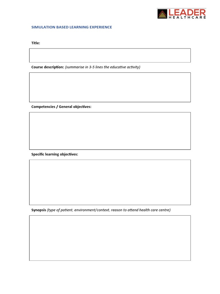 Sble English Simple Pdf Patient Simulation