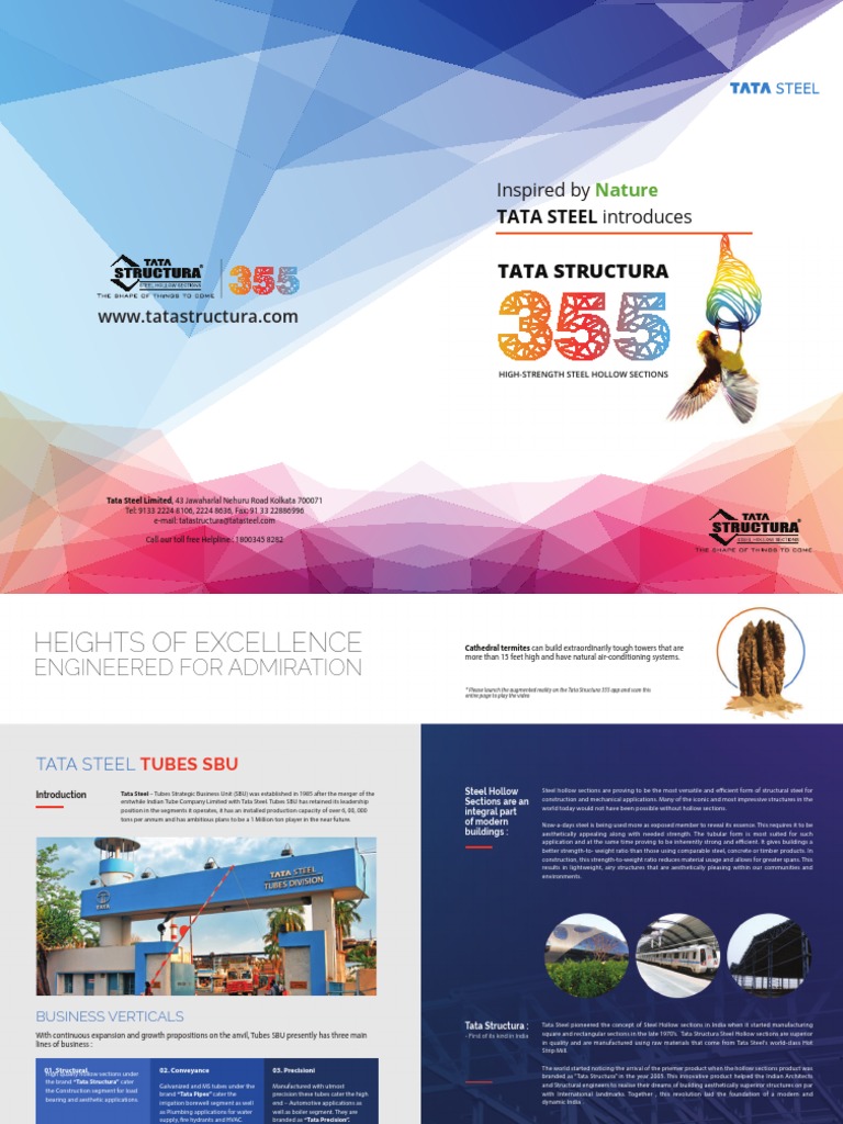 Optimised 355 Brochure | PDF | Structural Engineering | Bending