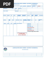 CPDCL New Connection Application Form: Price: '2 | PDF