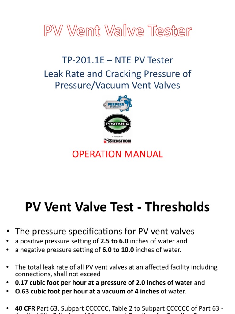 Purpora-Engineering-PV-TESTER-MANUAL | PDF | Calibration | Pressure ...