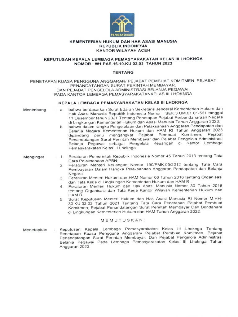 SK Kpa, PPK & PPSPM Ta 2023 | PDF