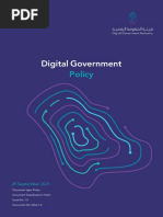 Digital Government Regulatory Framework | PDF | Governance | Policy