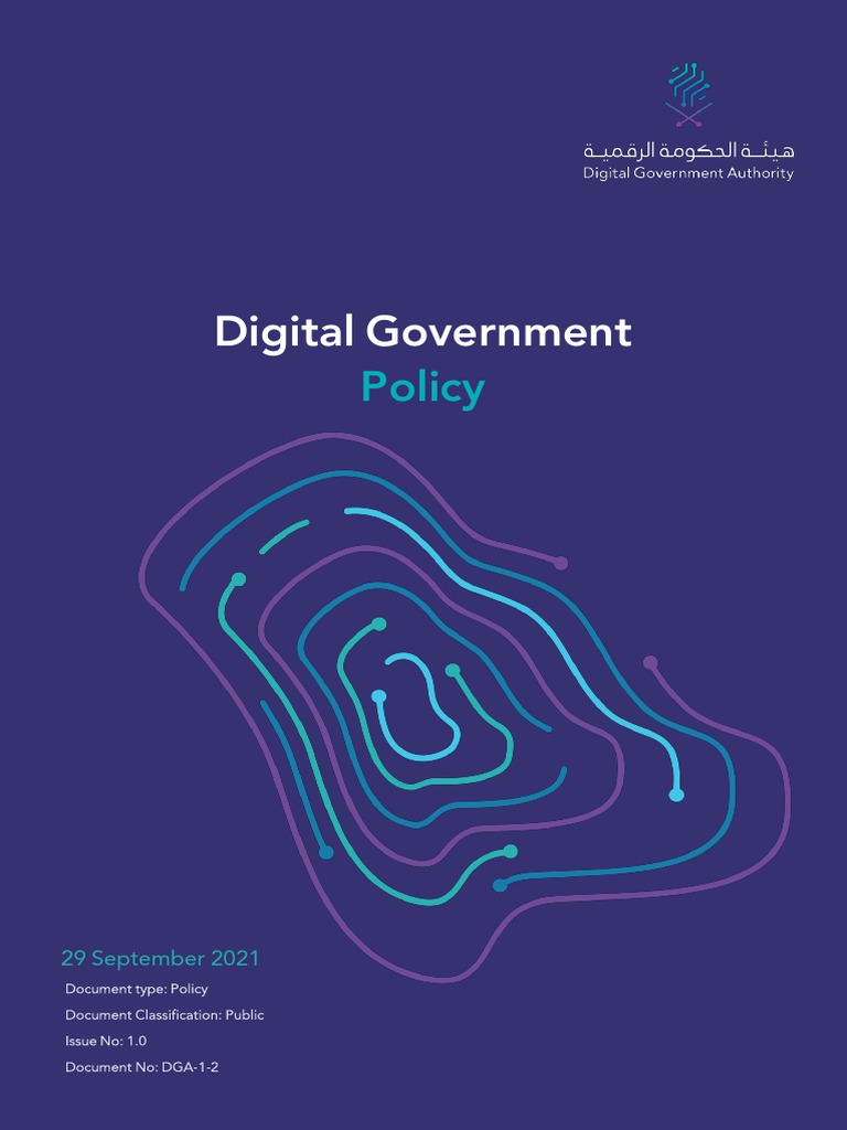 Digital Government Policy Framework Guide | PDF | E Government | Governance