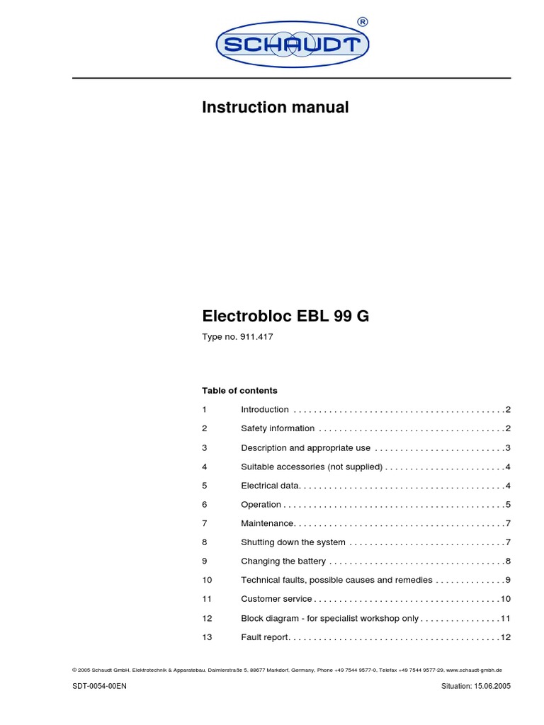 Wunderschoene Ebl 99 Schaudt Schaltplan Bilder