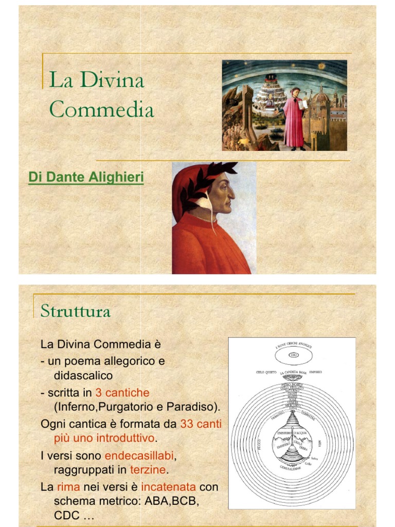 Divina Commedia Struttura + Inferno | PDF