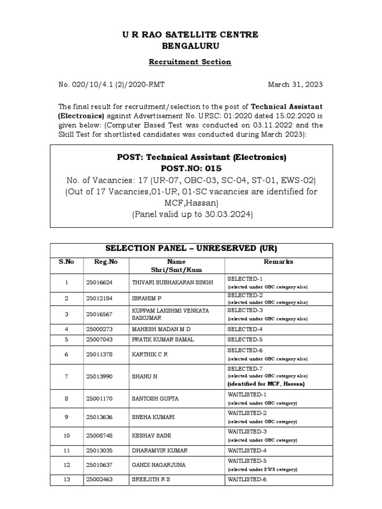 Technical Assistant Electronics Pdf 7820