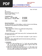 Quotation Format | PDF | Tile | Plaster