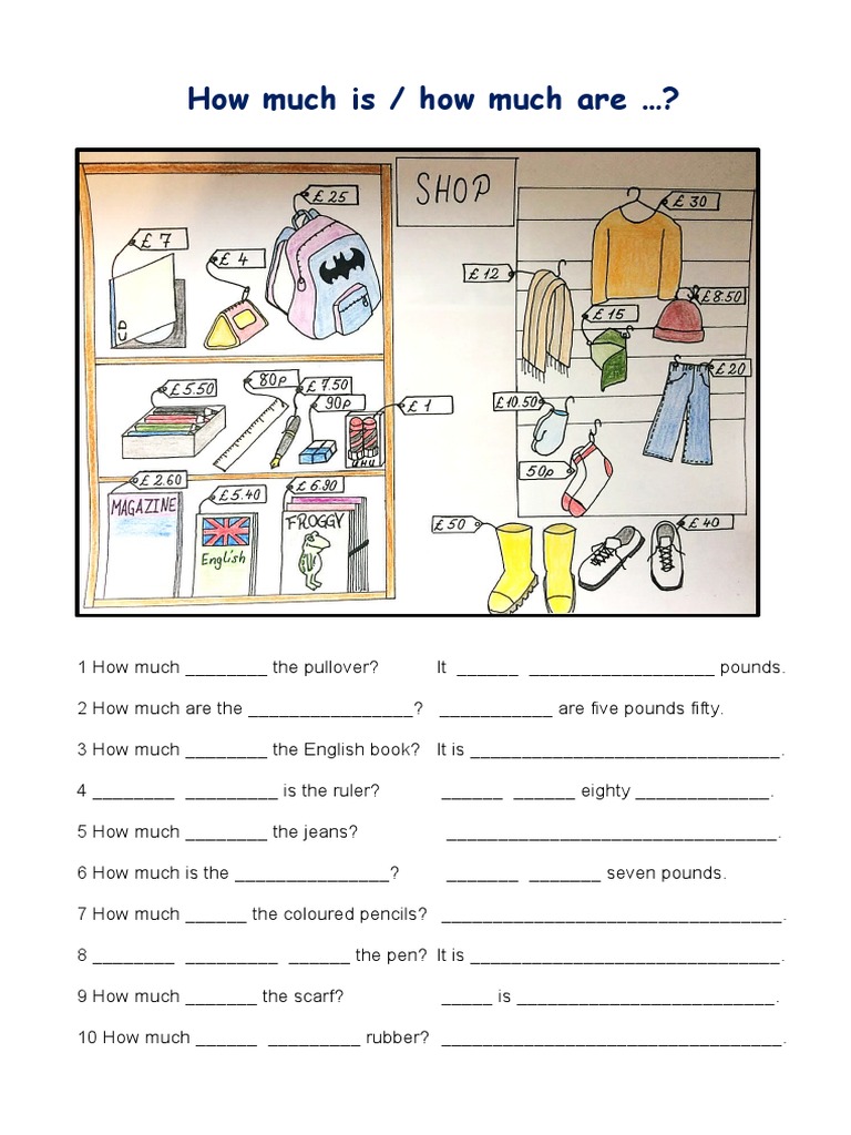 How Much Is - Are | PDF | Cooking, Food & Wine | Foreign Language Studies