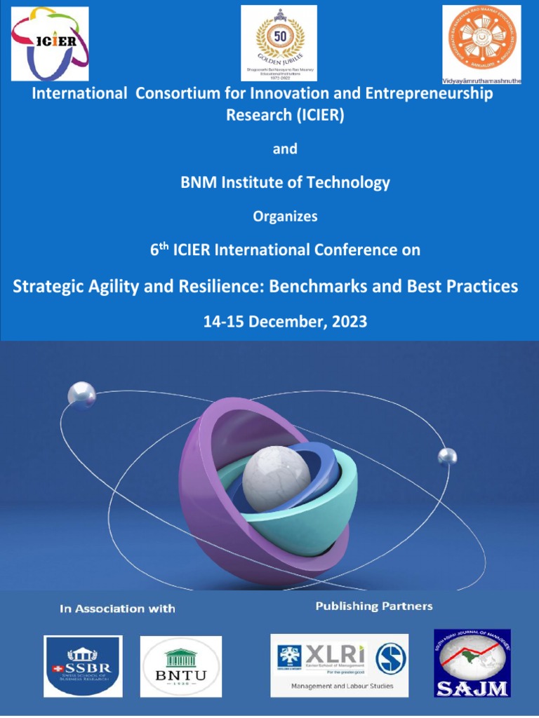 ICIERBNMIT Conf 2023 Brochure | PDF | Entrepreneurship | Analytics