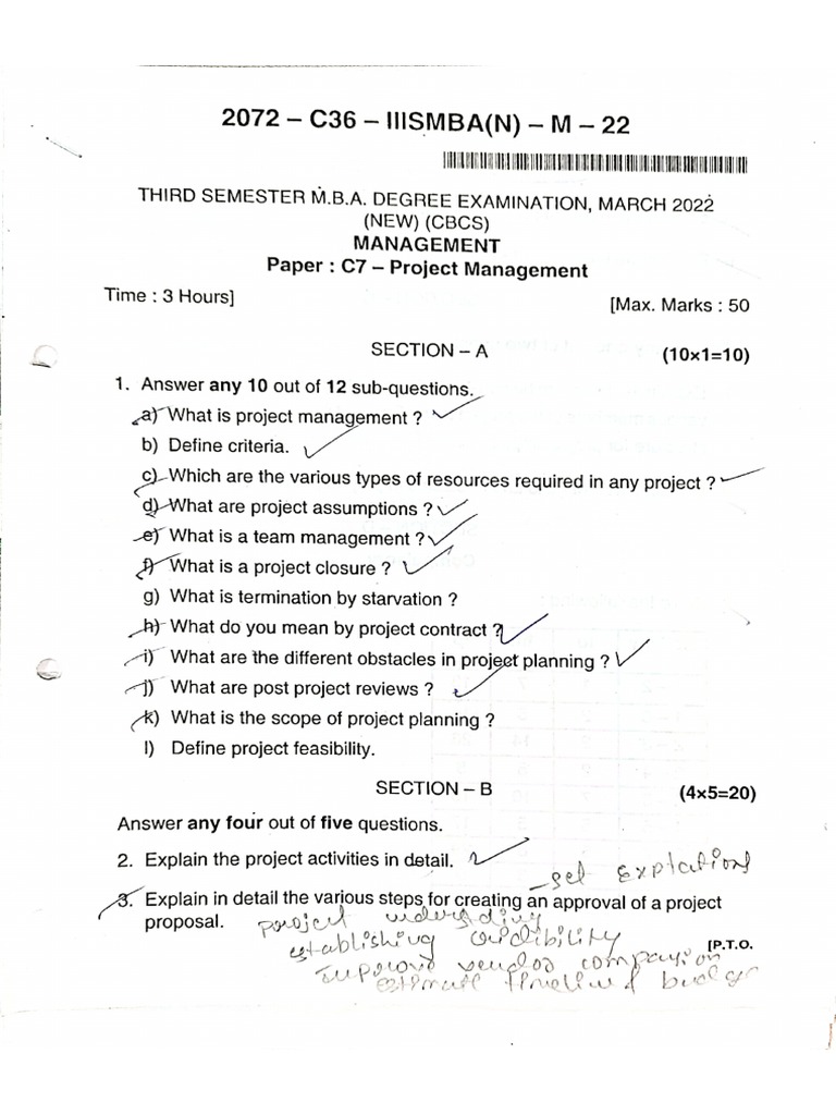 3rd Sem 2022 All Questions Paper | PDF