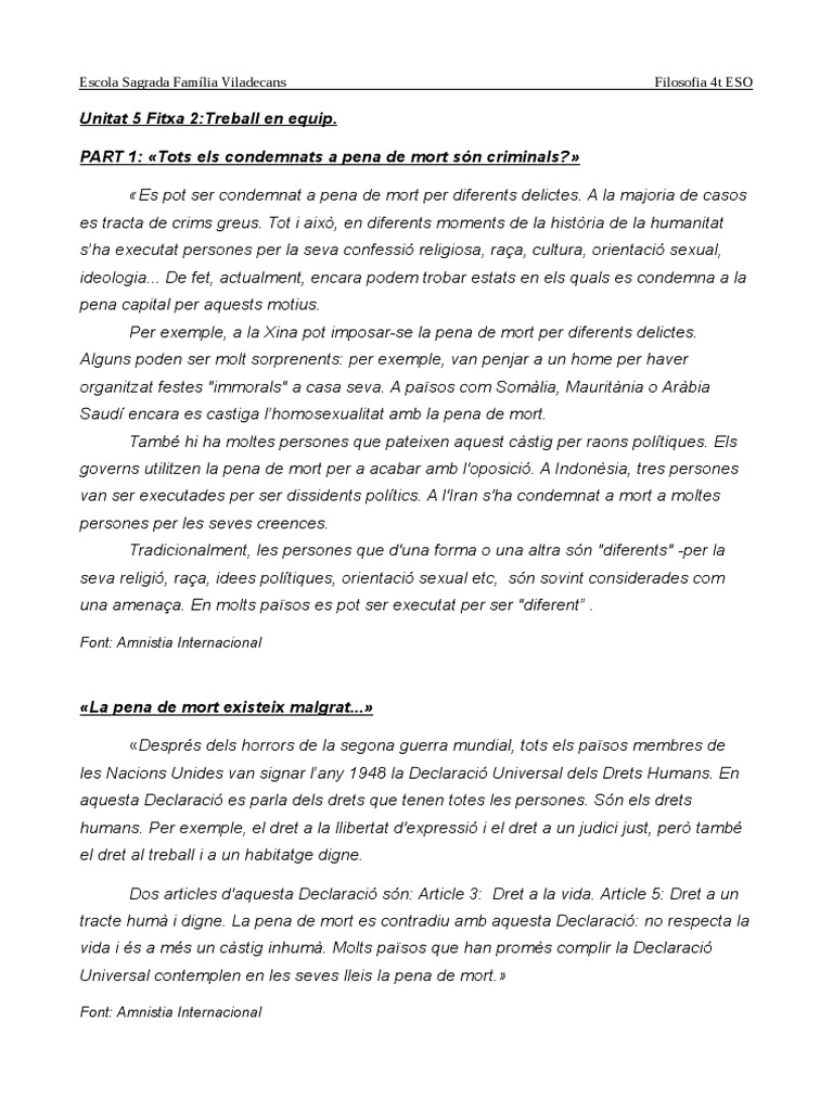 Fitxa 2 Treball Part 1 2 | PDF