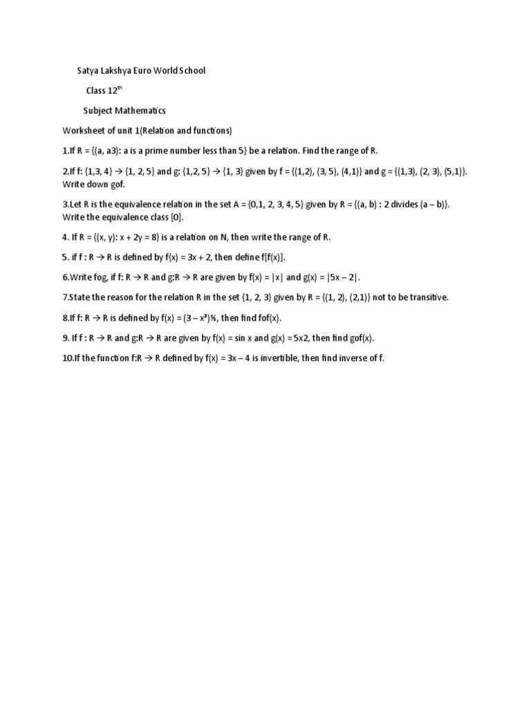 Worksheet Class 12 Unit 1 | PDF | Language Arts & Discipline | Teaching ...