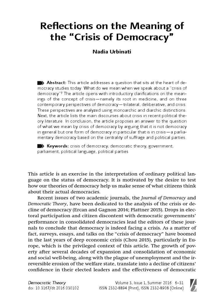 Reflections On The Meaning of The Reflections On The Meaning of The