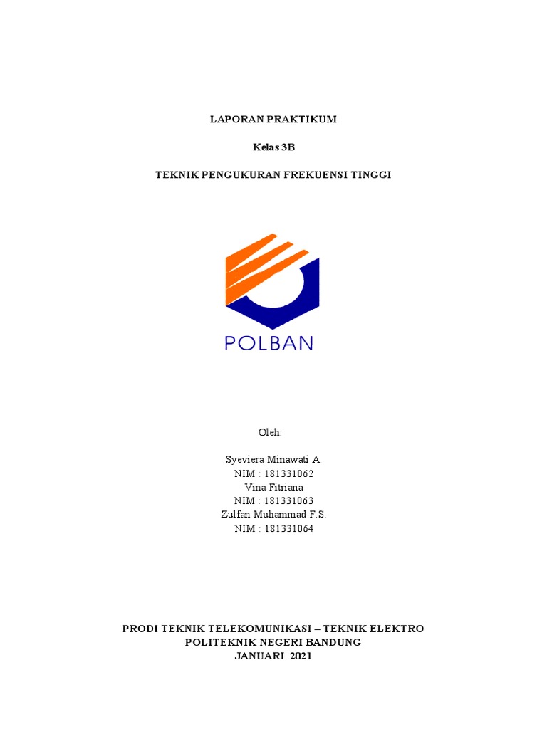 LAPORAN 5 - Pengukuran Karakteristik RF Amplifier - Kel 8 - 3B | PDF