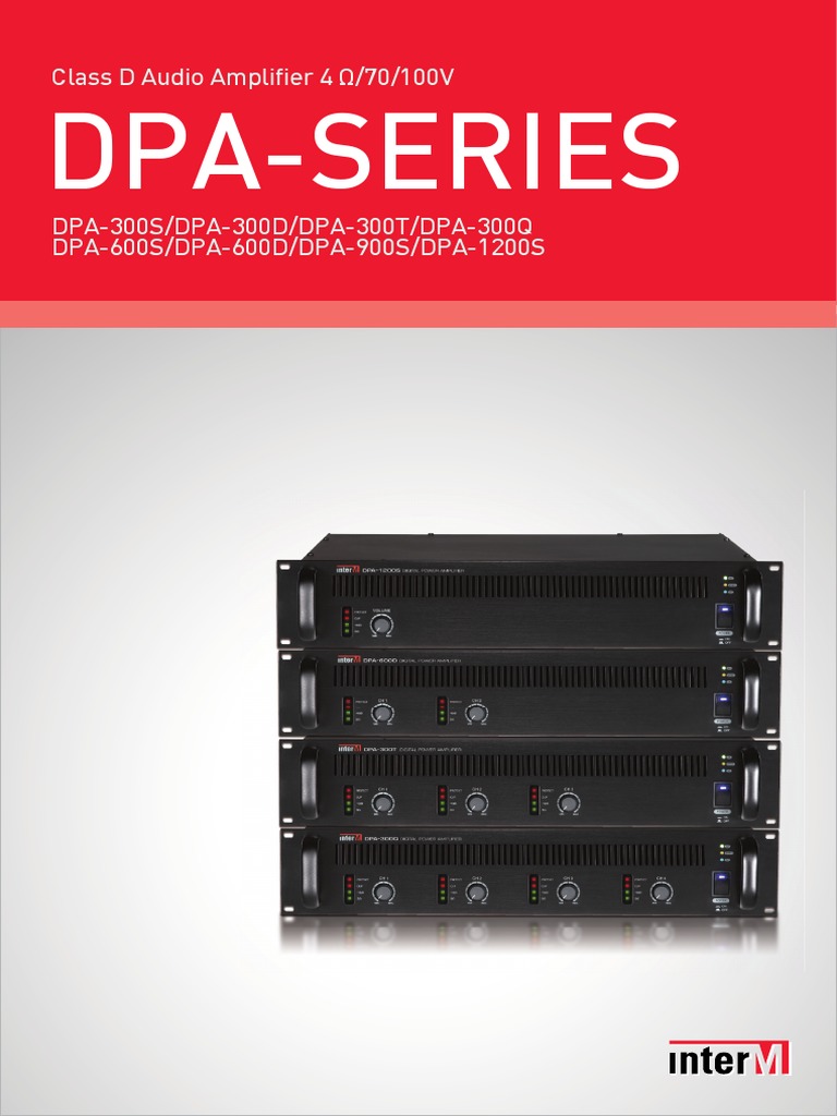 Dpa Series | PDF | Amplifier | Sound Production Technology