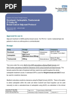 EC Protocol for Breast Cancer Treatment | PDF | Chemotherapy | Clinical ...