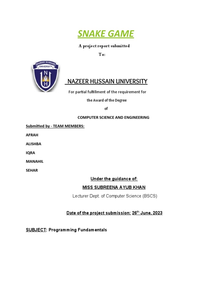 Document Snake Game | PDF | Graphical User Interfaces | System