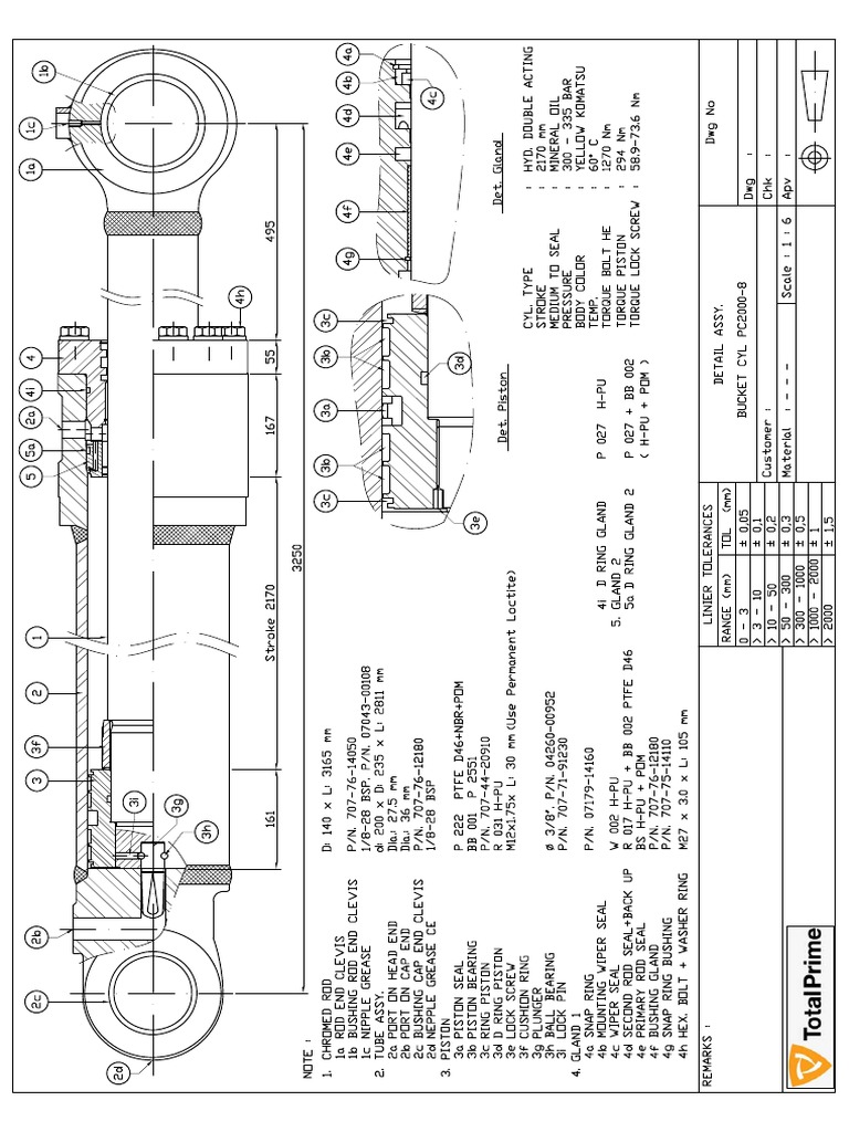 Assy Bucket PC 2000 | PDF