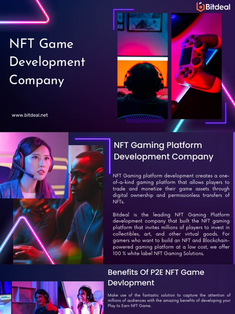 Leading Nft Gaming Platform Solutions Pdf Gaming