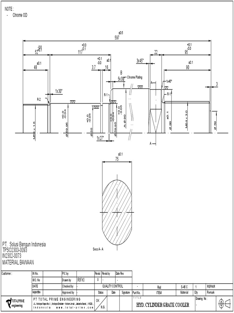 Rod IN2302-0073 | PDF