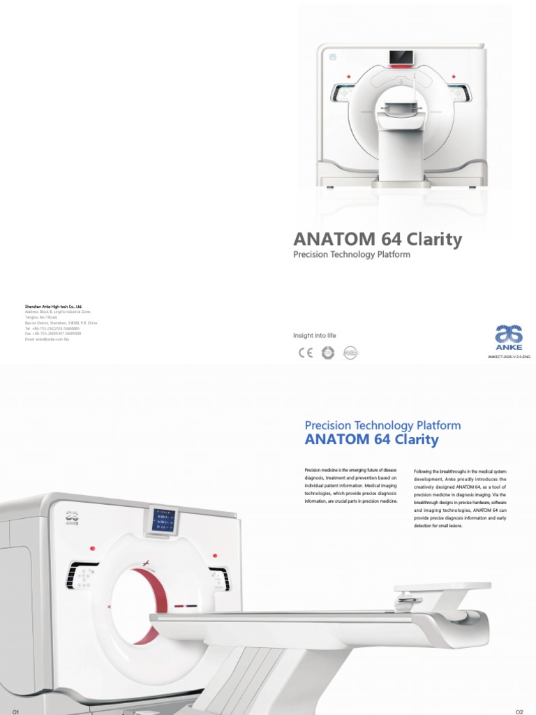 ANATOM 64 clarity brochure-re | PDF | Radiography | Medical Diagnosis