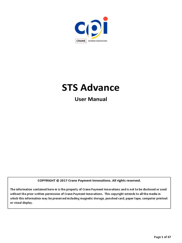 STS Advance User Manual | PDF | Icon (Computing) | Computer File