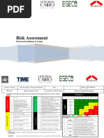 Electrical Work Risk Assessment Guide | PDF | Occupational Safety And ...