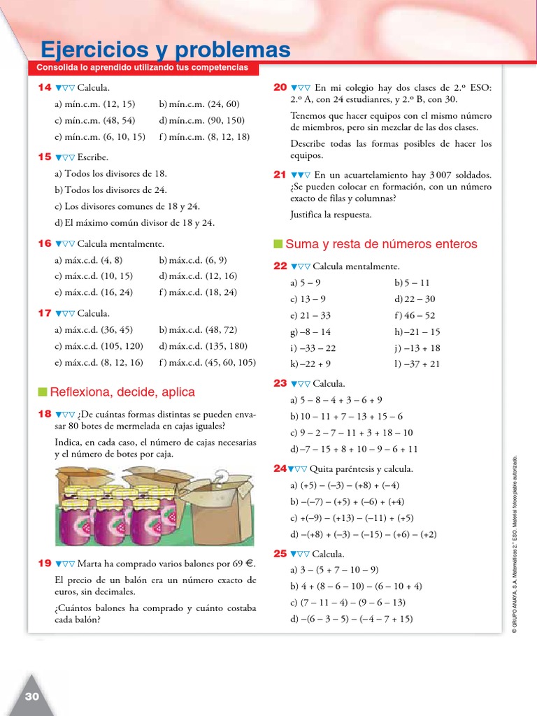 2 1 Uso De Números Enteros Pdf Matemática Elemental Aritmética