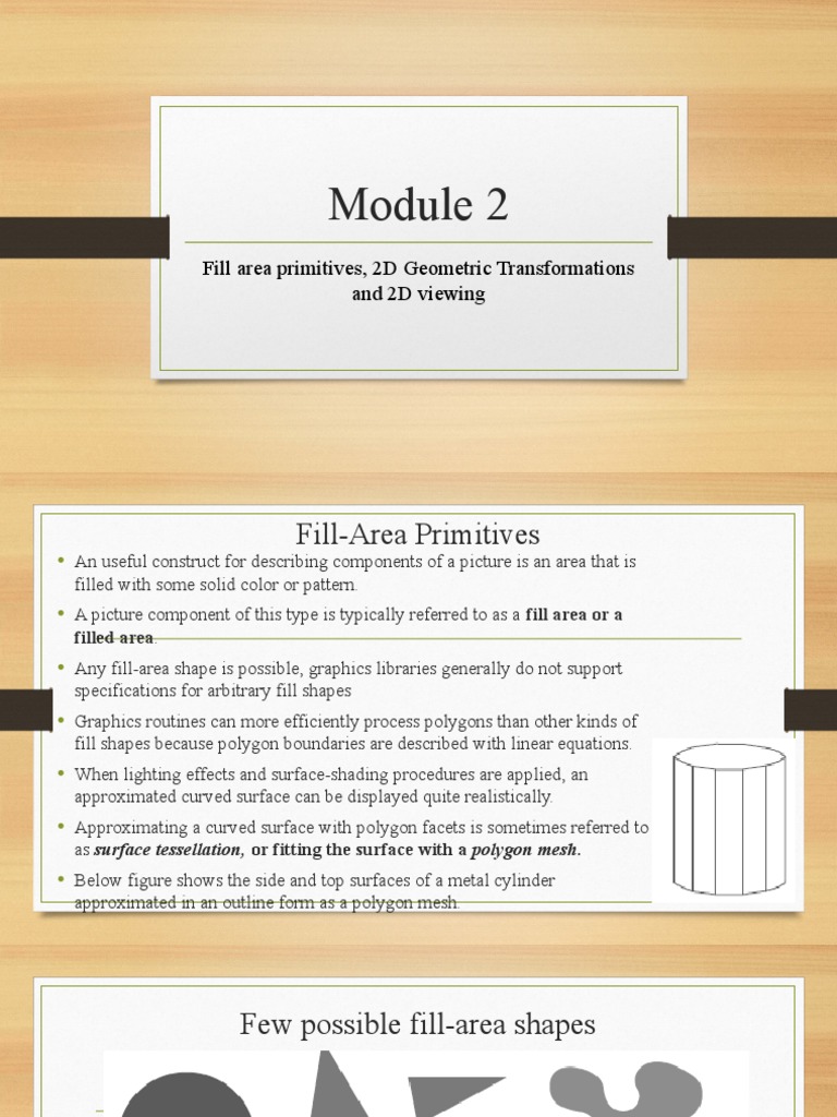 CG Module 2 - Part1 | PDF | Polygon | Vertex (Geometry) CG Module 2 - Part1 | PDF | Polygon | Vertex (Geometry)