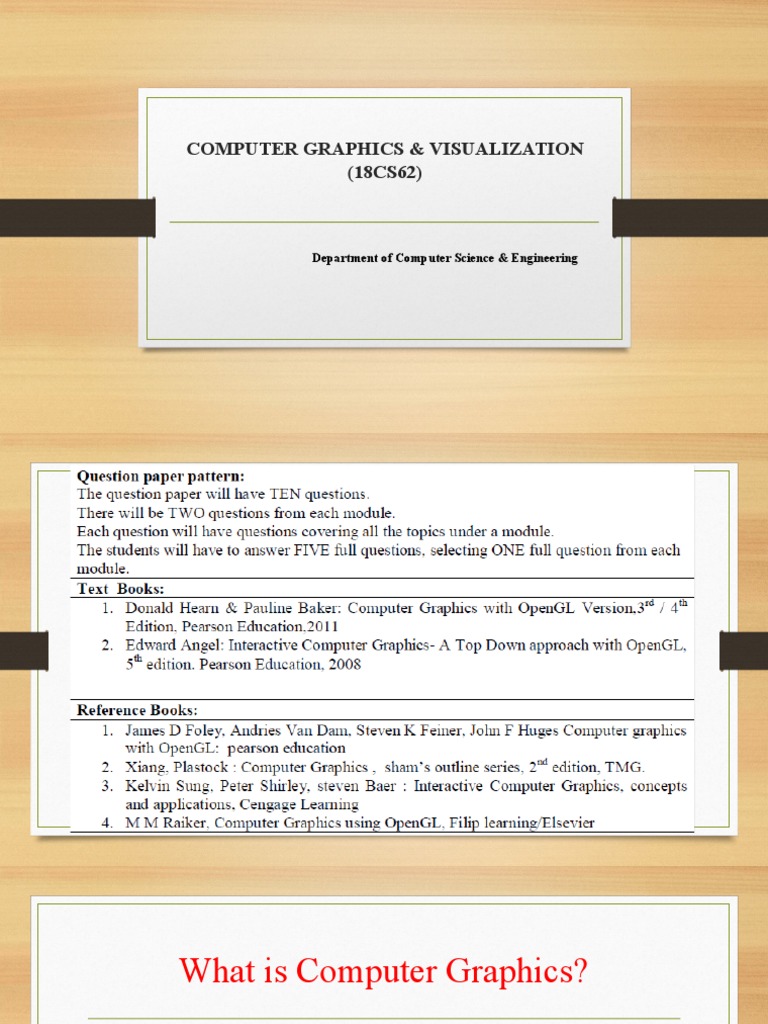 CG Module 1 Fully Updated 18 | PDF | Computer Graphics | Visualization (Graphics)