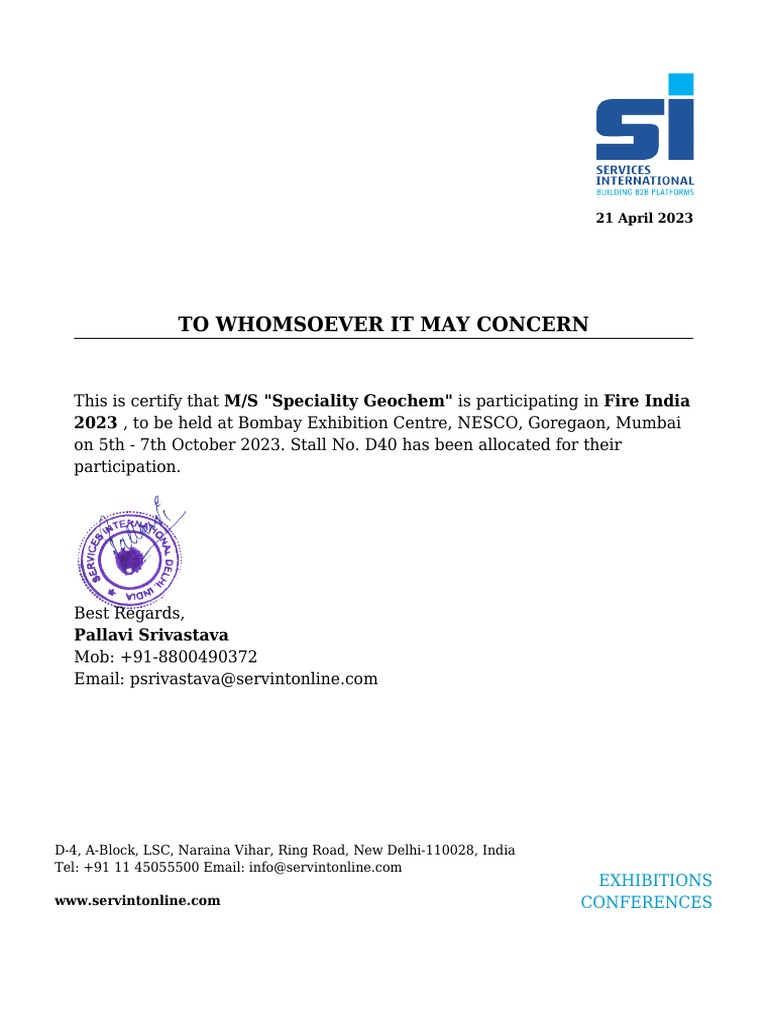 Participant Letter | PDF