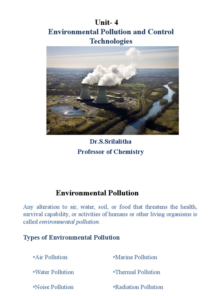 Environmental Science Unit 4 JNTH | PDF | Waste | Flood