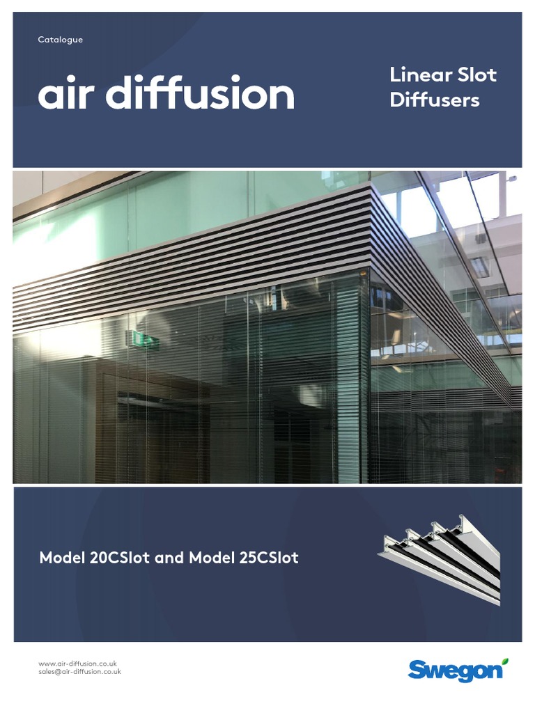 Linear Slot Diffusers Catalogue | PDF | Pressure | Temperature