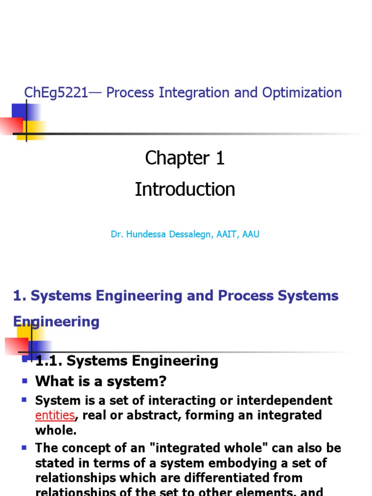 Lecture 1 | PDF | Systems Engineering | System