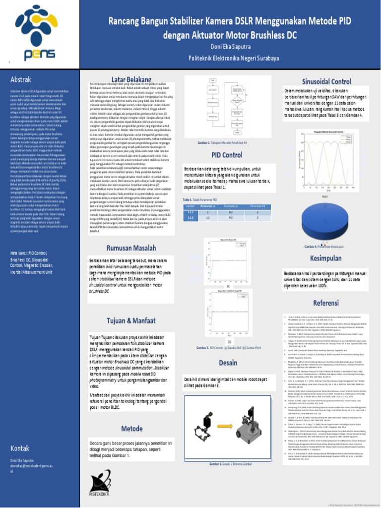 Contoh Poster Skripsi Fti Umby | PDF