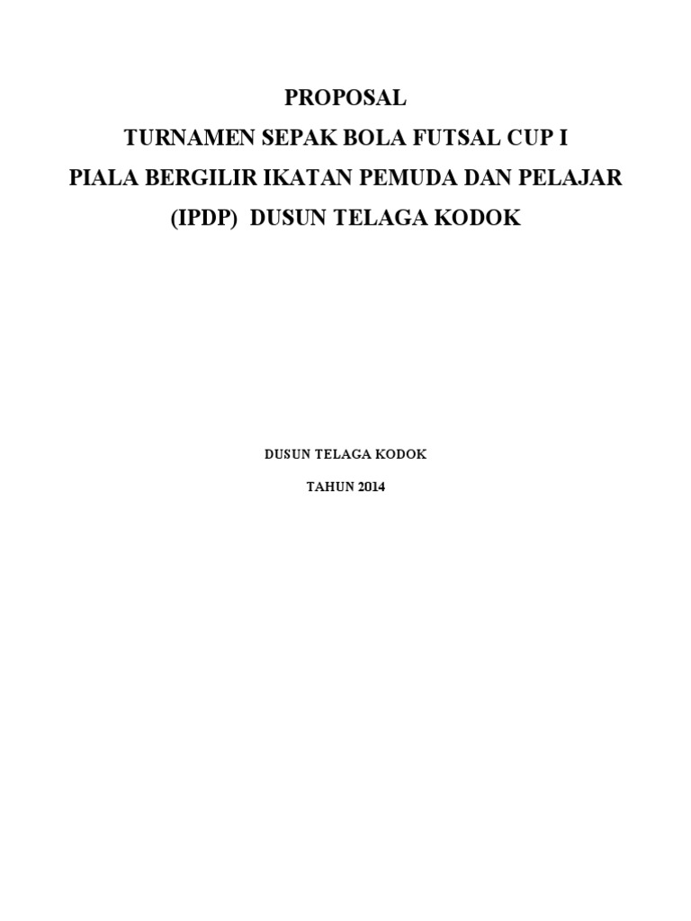 Proposal BOLA IPDP | PDF