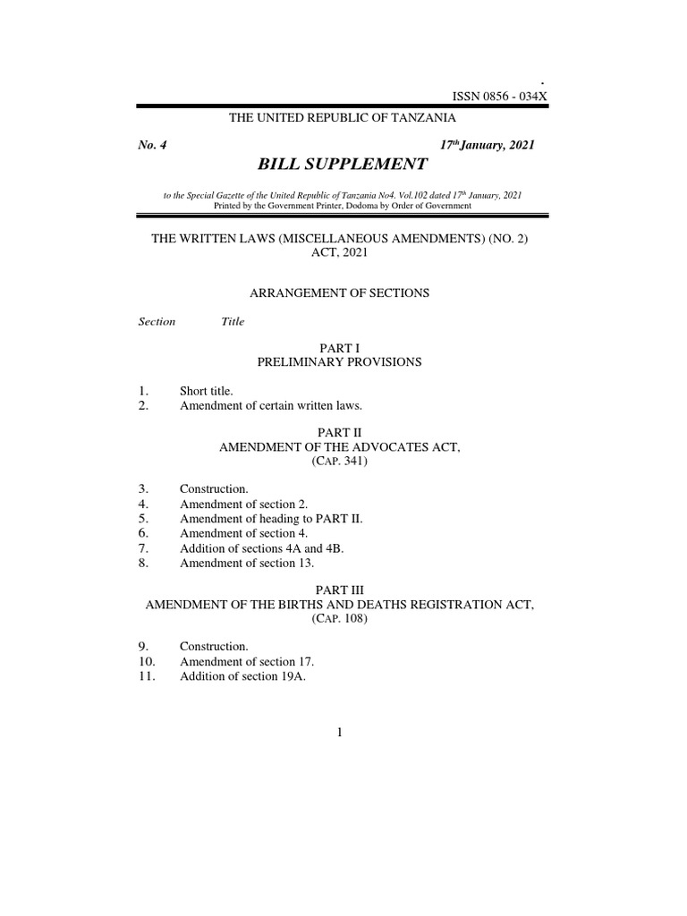 The Written Laws (Miscellaneous Amendments) (No. 2) | PDF | Crimes ...