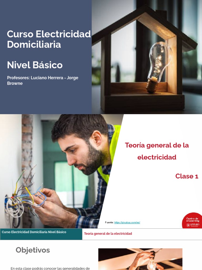 Curso Electricidad Domiciliaria Nivel Básico - Clase 1.pptx | PDF ...