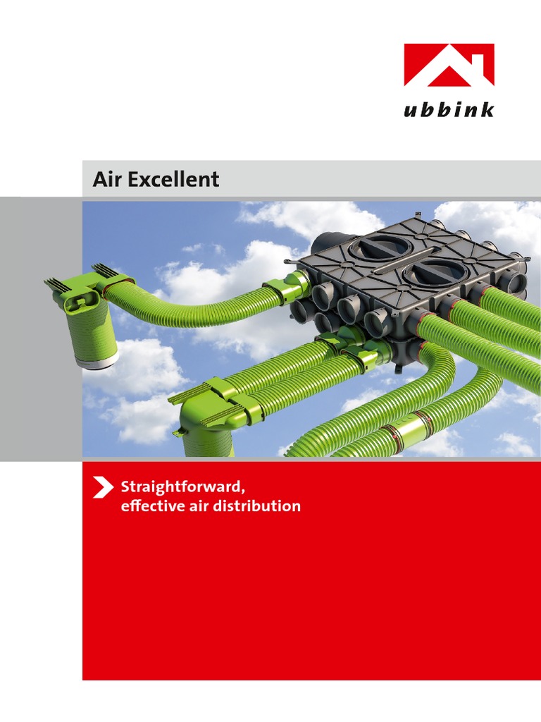 Ubbink Air Excellent Brochure | PDF | Duct (Flow) | Home Appliance