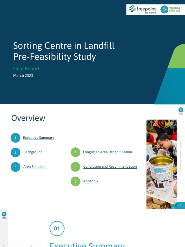 (Final Report) Freepoint Sorting Center in Landfill Pre-Feasibility Study | PDF | Waste | Waste ...